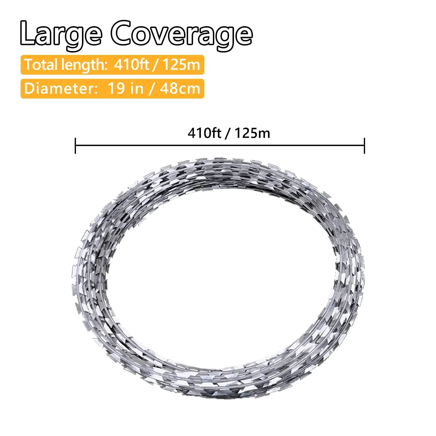Hot-dip Galvanized Razor Wire Blade Barbed Wire Bto30 Bto-22 Coiled ...