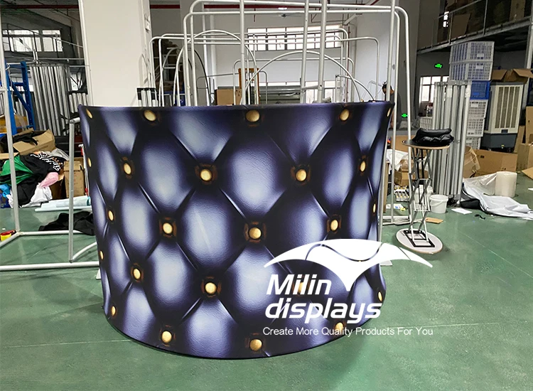 Portable Half Curved DJ Facade Booth for Wedding Events