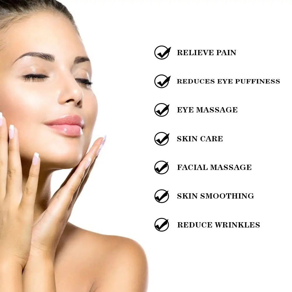 Hot Sale Dermaroller Facial Massager Cold Cool Therapy Ice Derma Roller ...