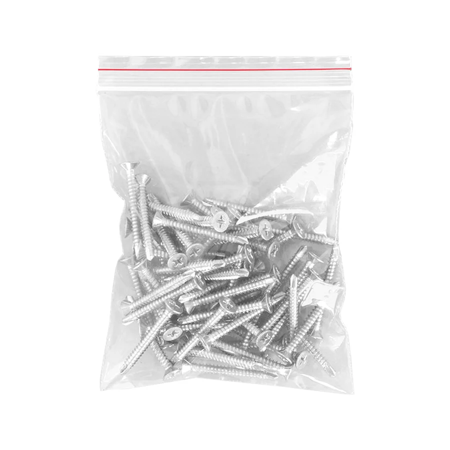 Custom High Quality Single Layer PE Bag - Resealable Ziplock