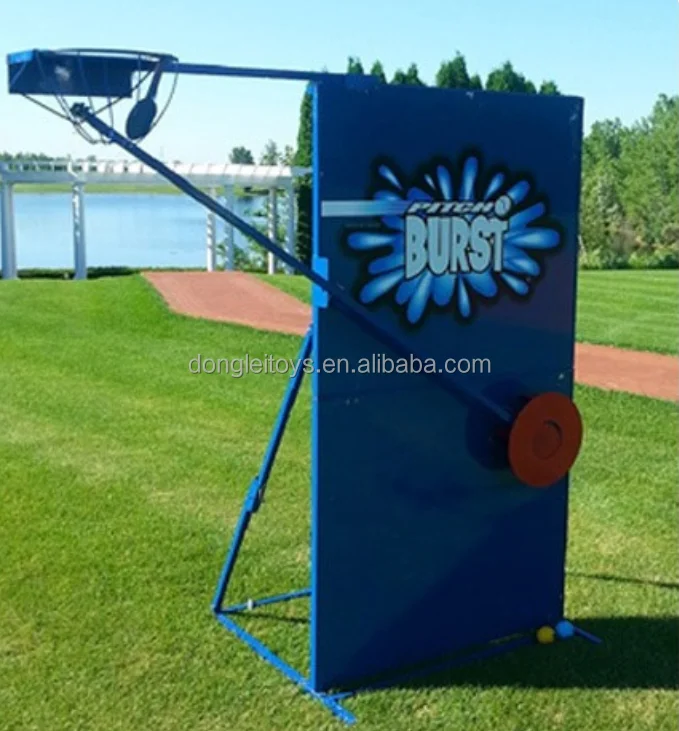 Custom Summer Water Inflatable Pitch Burst Dunk Tank Game