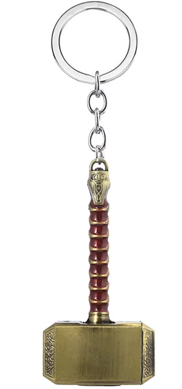 Thor Hammer Keychain Beer Gifts Bottle Opener Stormbreaker Key Ring ...