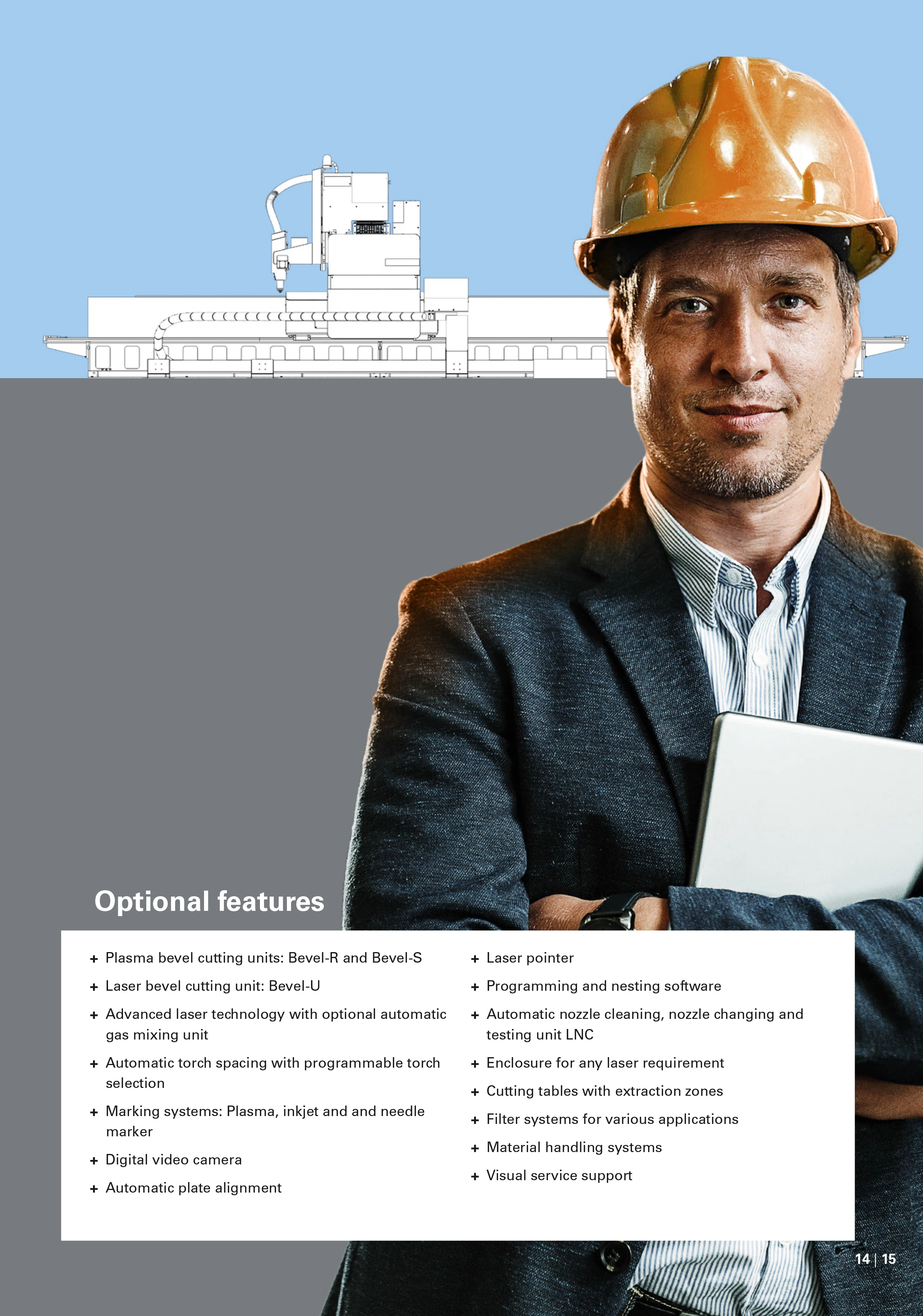 Messer ELEMENT 5 Axis CNC Bevel Laser Cutting Machine