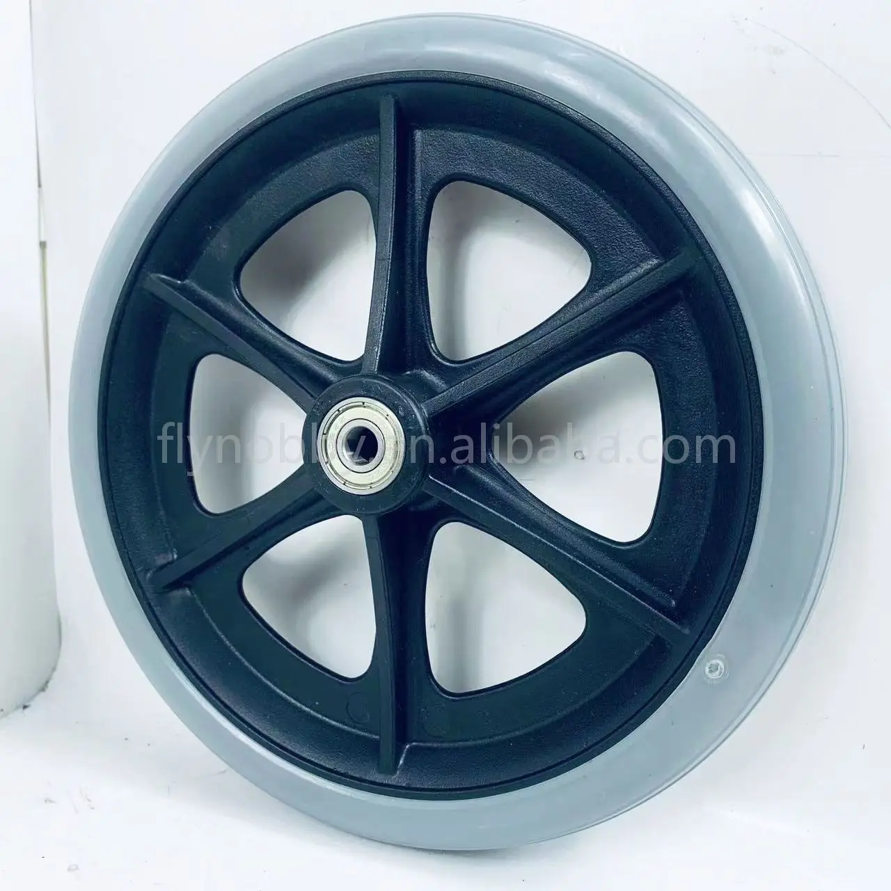 8 Inch Wheelchair Caster Walker Wheel Pvc Tire Plastic Hub Wheel For ...
