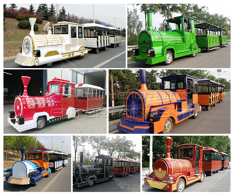 Train in Ocean - Attractive Mini Kiddie Trackless Train