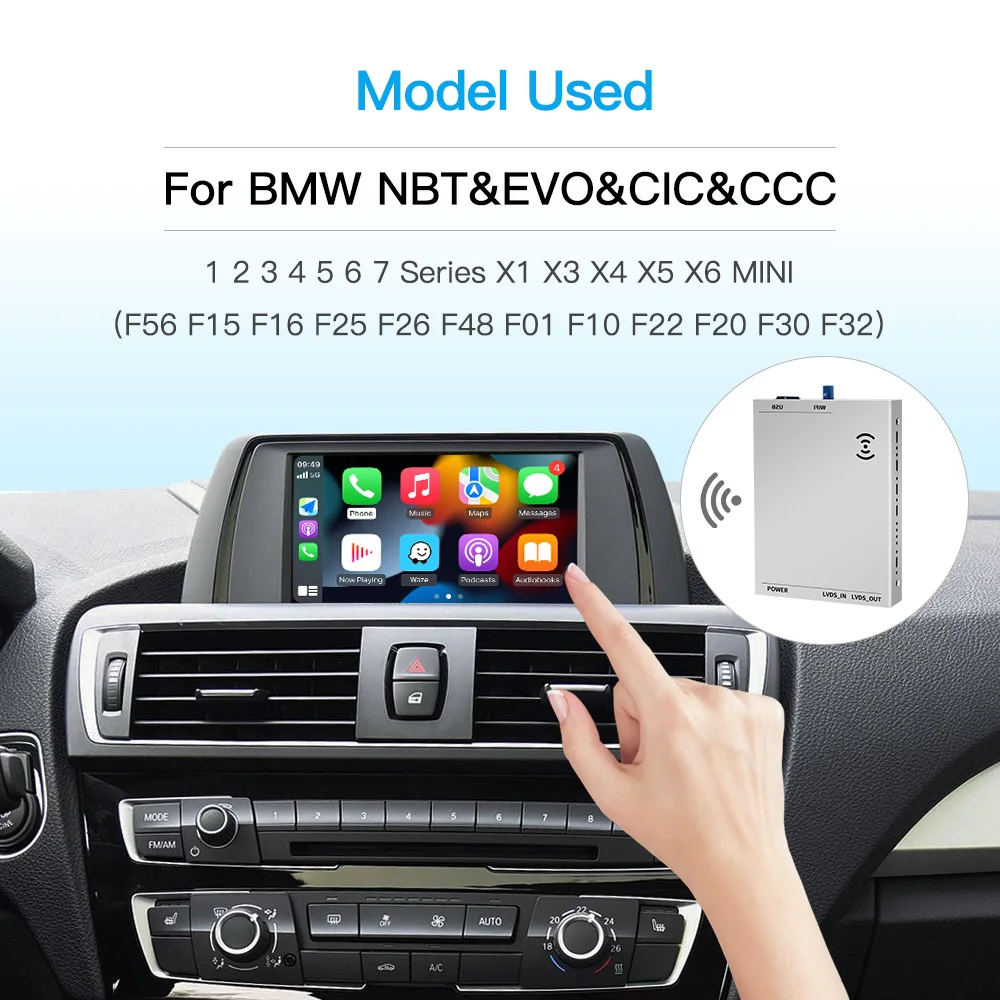 Carabc Wireless Apple Carplay For Bmw F01 F10 F20 F30 6wb E60 E90 E92 X5 F15 F32 E70 F31 E91 X5 ...