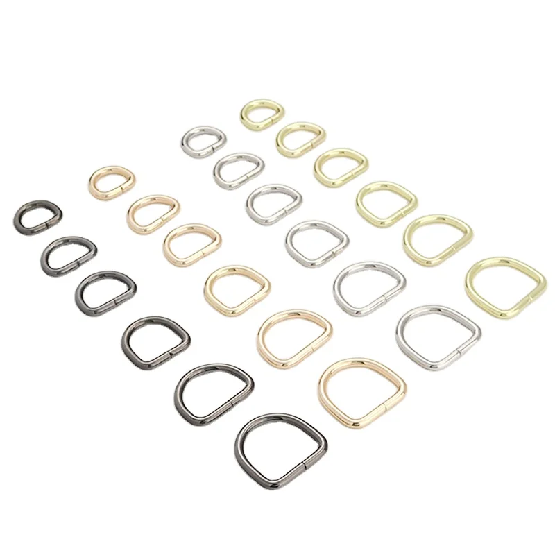 D Type Buckle Metal Clasp D Type Buckle Iron Ring Bag Hardware ...