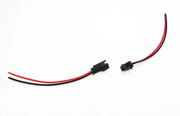 JST SM 2 Pin Male Female Connector with 20AWG Silicone Wire 15cm Length