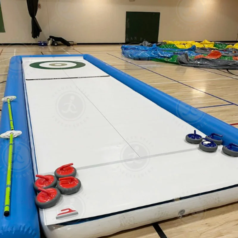 Moveable Inflatable Sport Games Curling Board Game for Rental| Alibaba.com