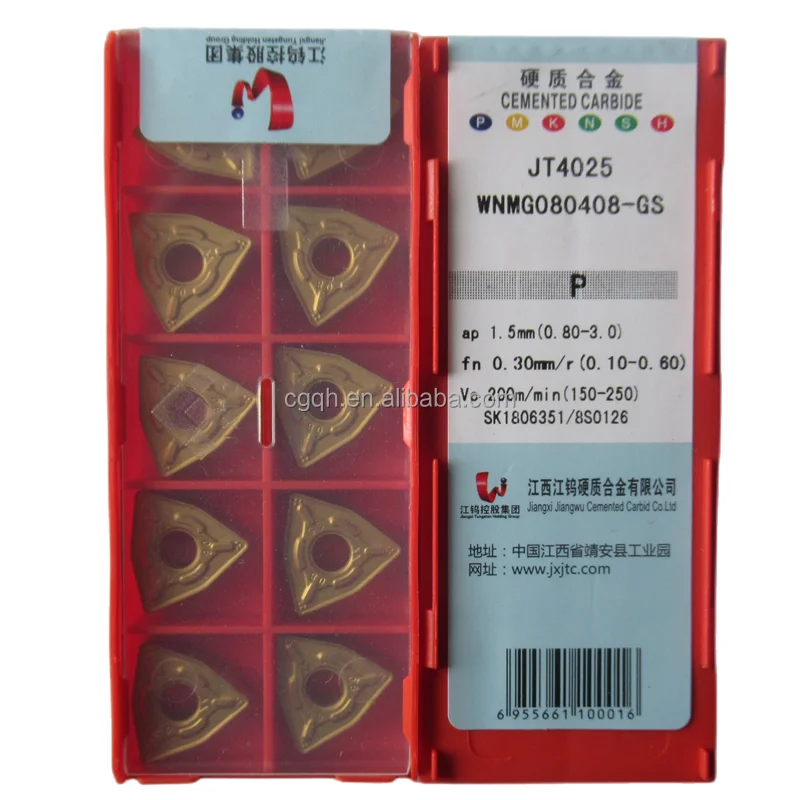Jxtc Wnmg Jt4025 Wnmg080408-gs Jt4125 Carbide Inserts Cnc Turning Tool Lathe Cutter Tools - Buy ...