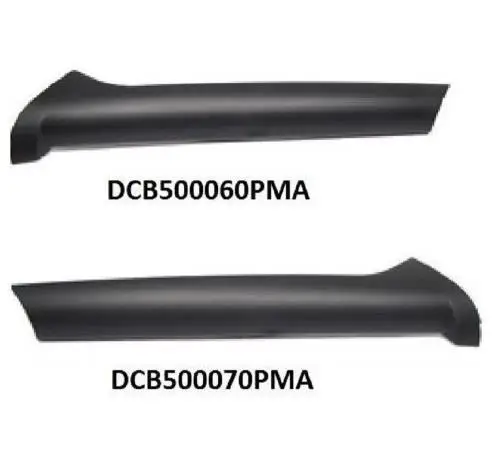 DCB500060PMA & DCB500070PMA - Black Trim Pillar Front Molding for ...