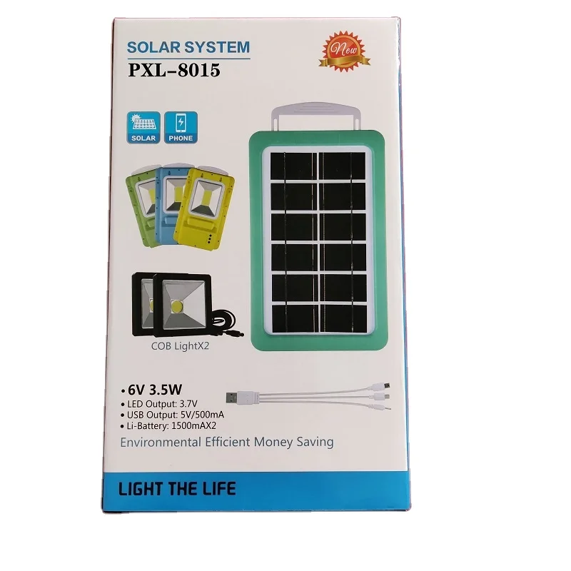 Portable Power Station Complete Set Mobile Charger Led Bulb Light Usb ...