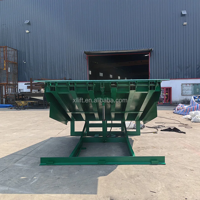 Ac Power Motor Lift Hydraulic Ramp Free Standing Dock Leveler For ...