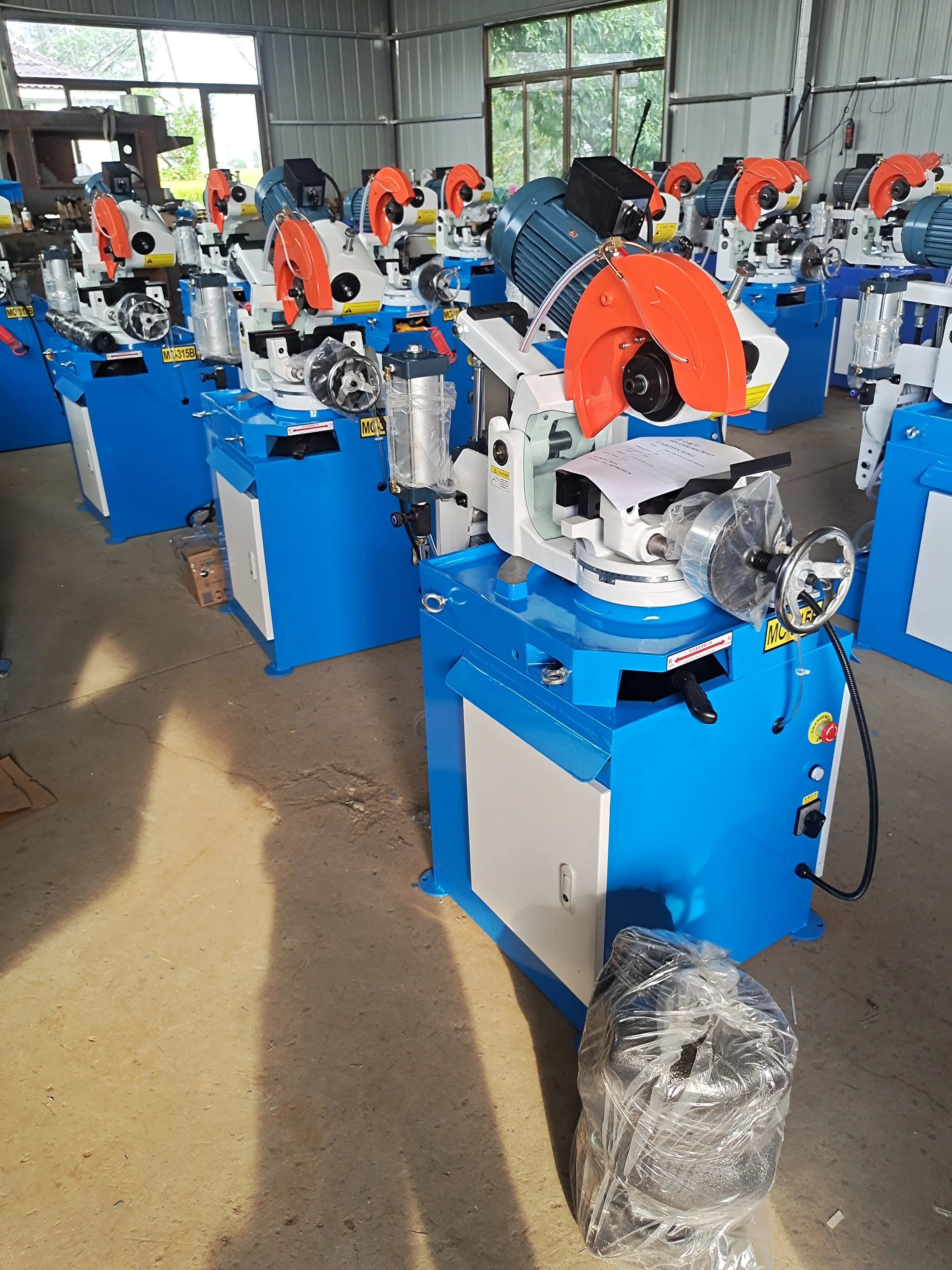 315B Portable Semi-Automatic Steel Pipe Cutting Machine with Motor Saw ...