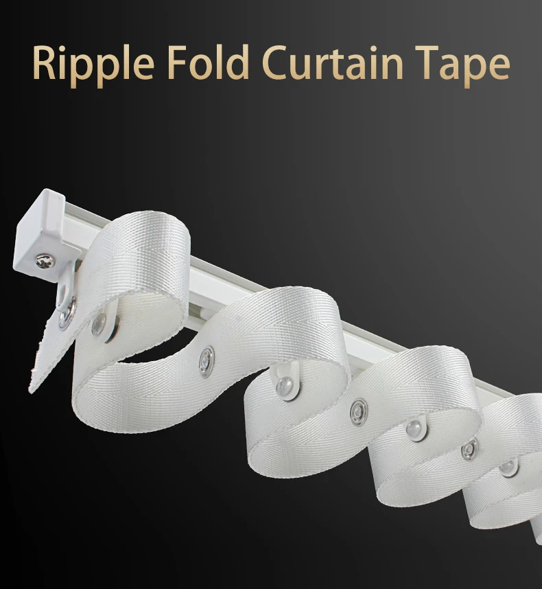 Wholesale Ripple Fold Curtain Tape - Polyester Wave Tape