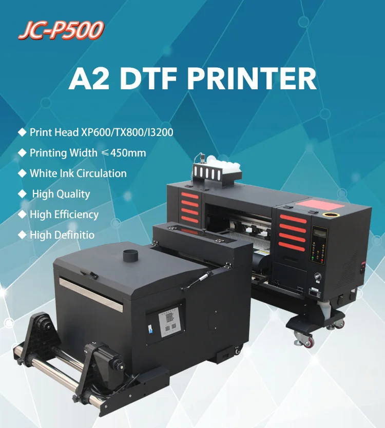 2024 New Model Multifunction Dtf Printer A2 A3 Printing Machine 42cm Dual Xp600 I3200 Printhead ...
