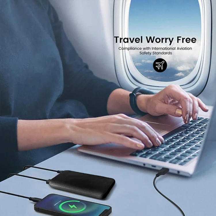 Portable Power Bank - 10000mah Capacity for Quick Charge