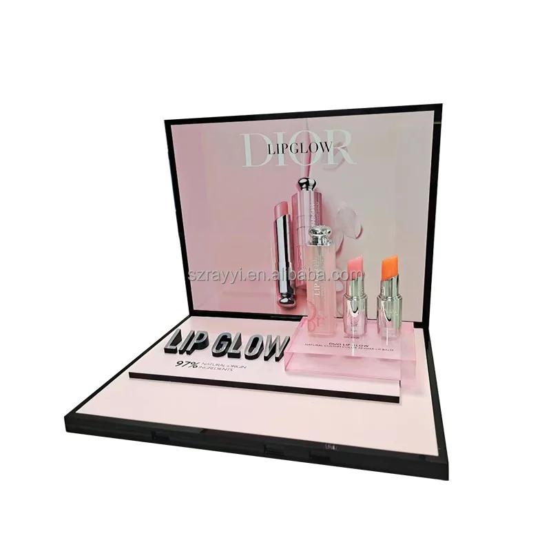 RAY YI Custom Professional Cosmetic Set Counter Display Stand Acrylic ...