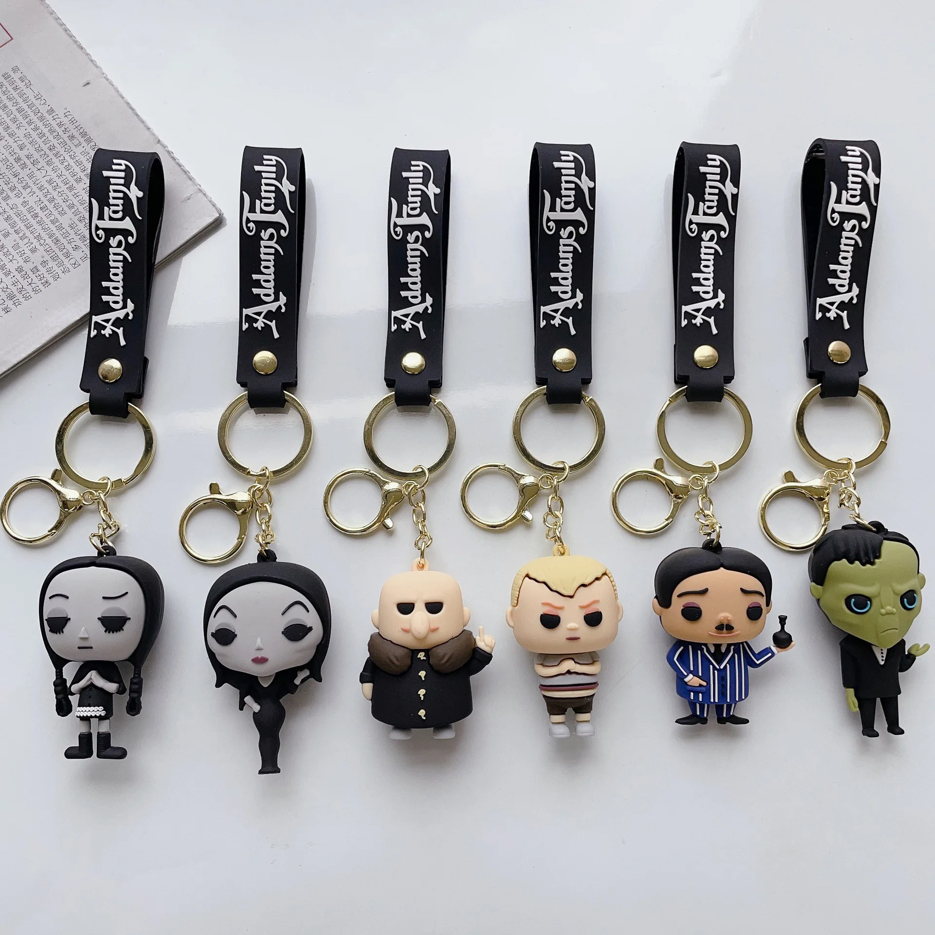 Fashionable Cute Cartoon Pink Leopard Doll Keychain Car Pendant ...