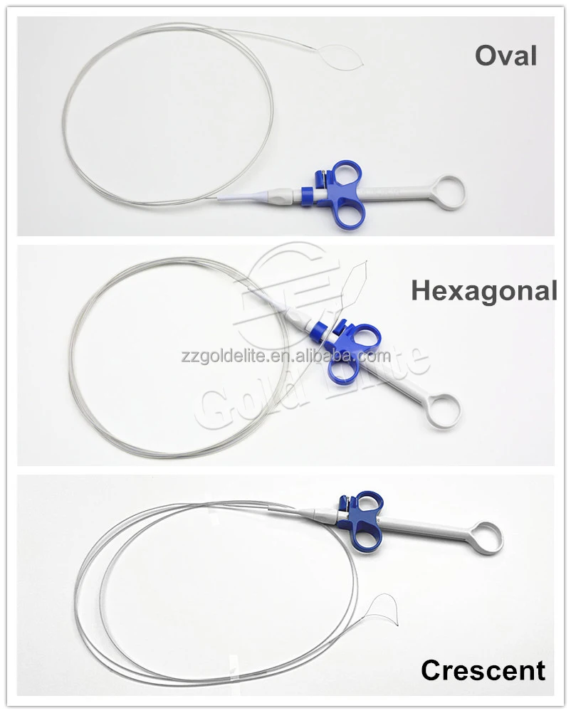 Endoscope Disposable Polypectomy Snare Polyp Cutting Sanre - Buy ...
