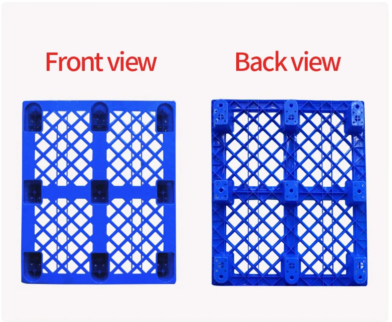 Heavy Duty Reversible HDPE Plastic Pallets for Industrial Use