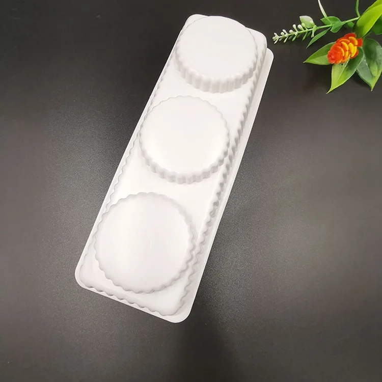 Rectangular Disposable Transparent Pet Biscuit Tray Plastic Cookies ...