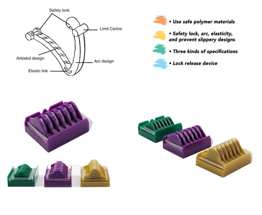 Ligating Clips Laparoscopic Hemolock Polymer Clips For Ligating Blood ...