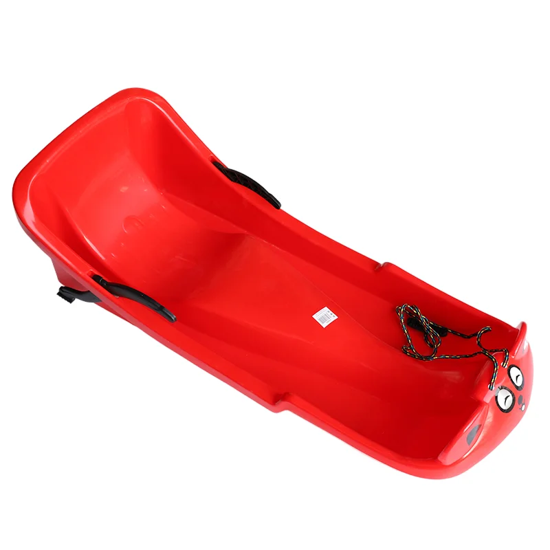 Winter Outdoor Durable Plastic Snow Sled Fun Snow Sledding Children ...