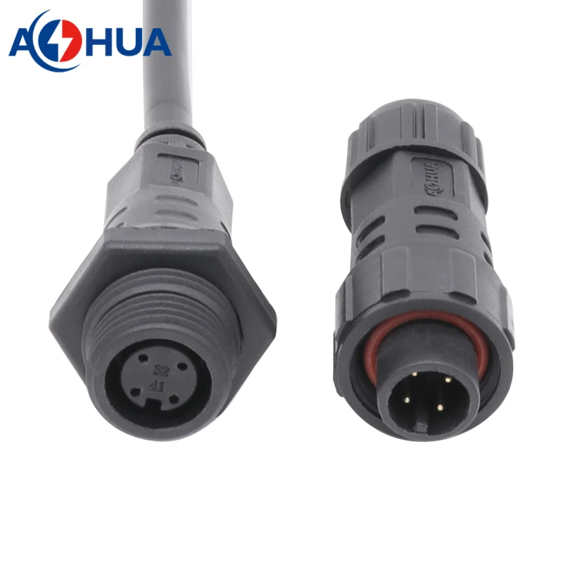 2pin Over Molding Female Panel to Male Plug Sockets Extension Cable ...