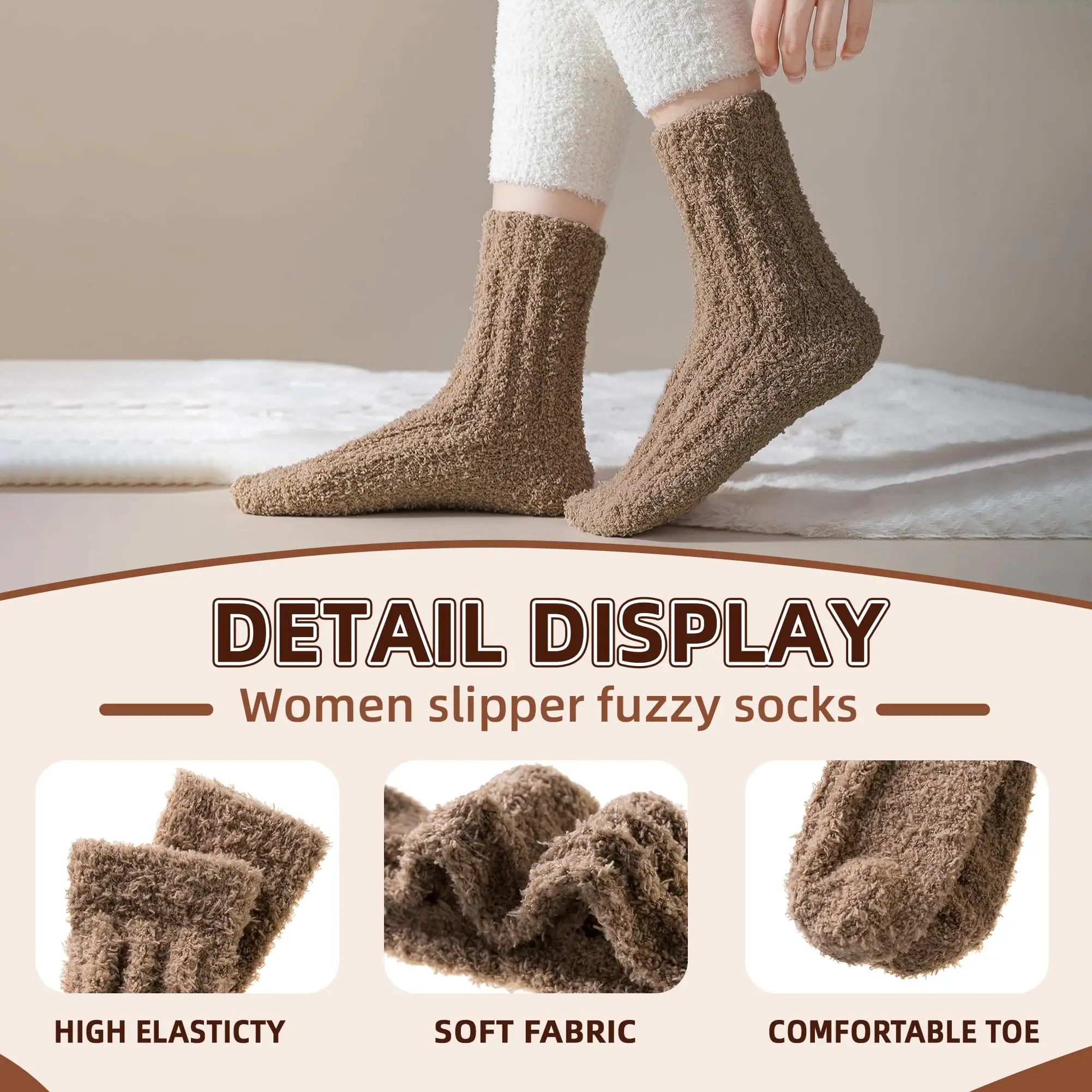 Fuli Fuzzy Socks - Cozy Winter Home Socks for Men & Women