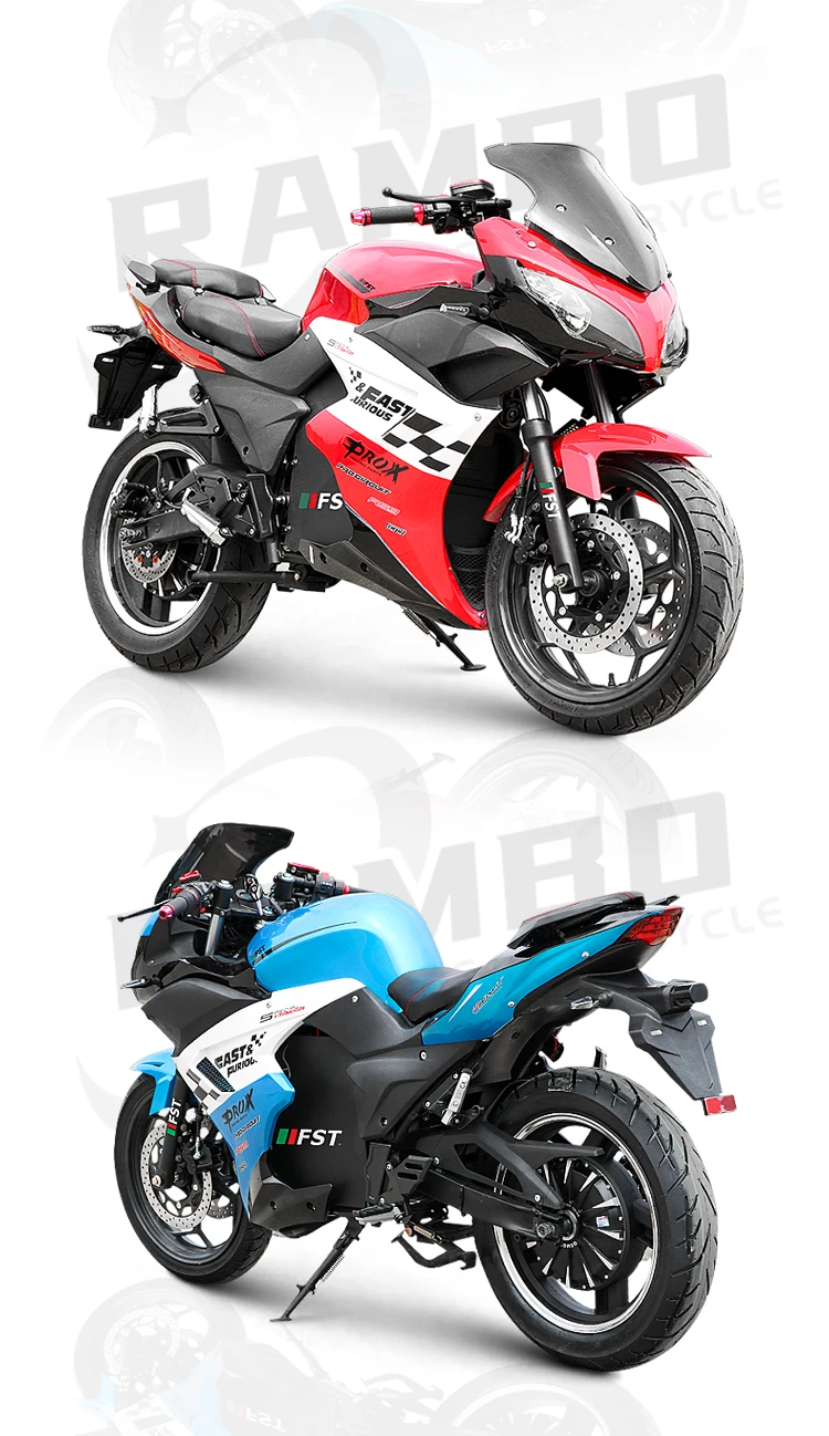 5000w Lithium 17inch Long Range 100km Powerful Electric Motorcycle High ...