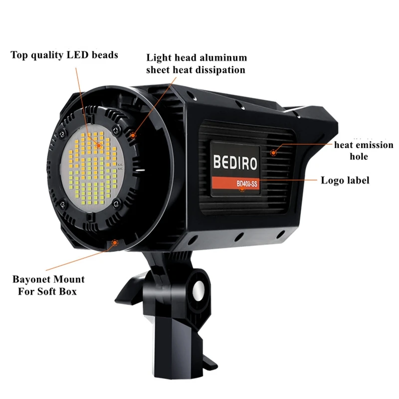 100W Movie Shooting Studio Video LED Light - Portable & Adjustable