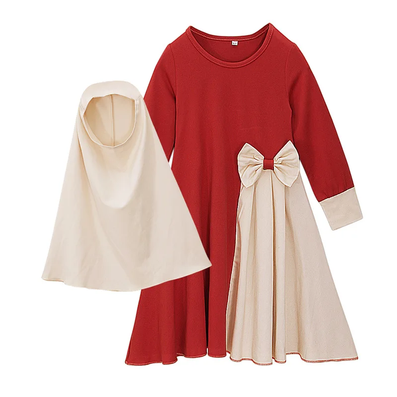 Wholesale Muslim Abaya for Kids Girls with Hijab - Breathable Full ...