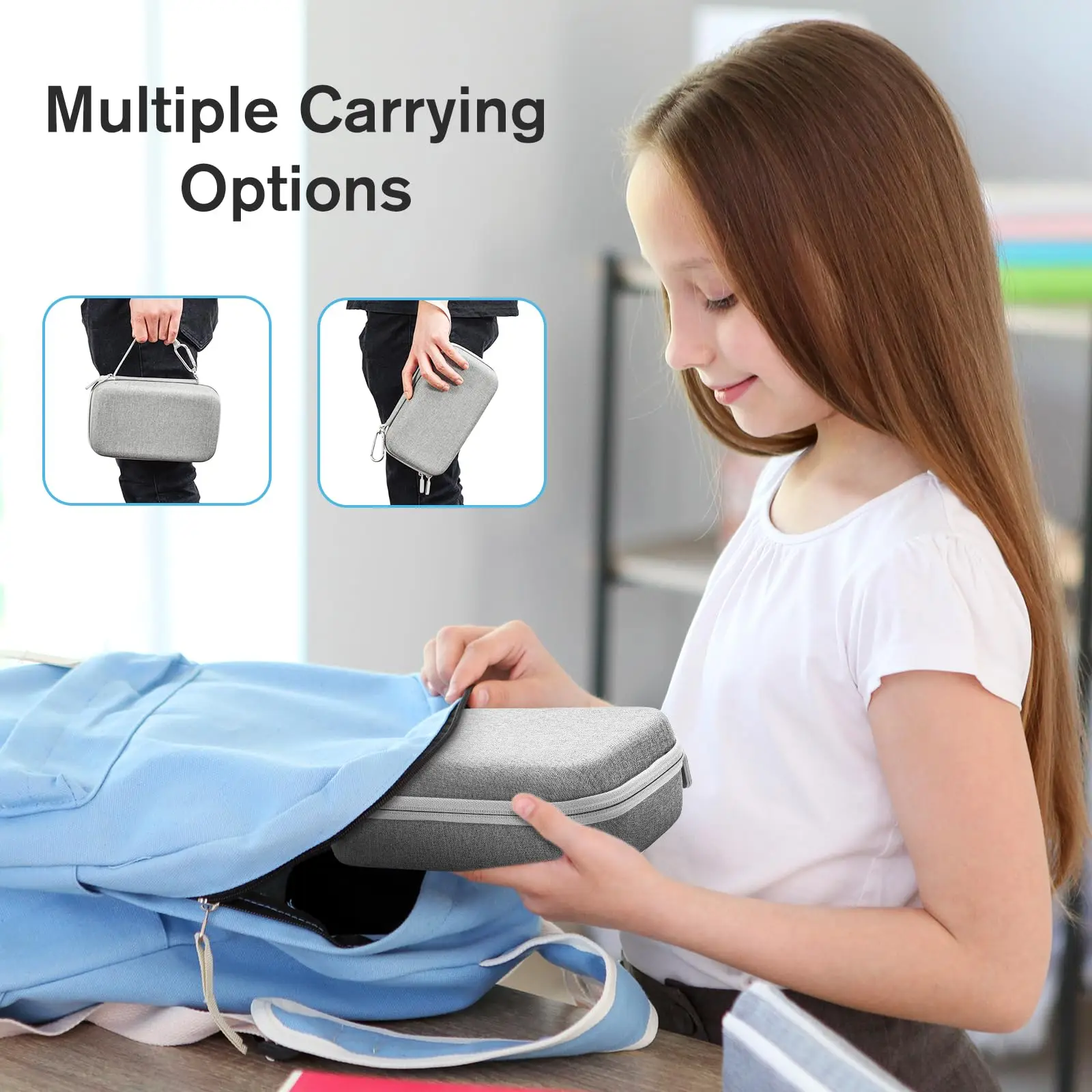 Asthma Inhaler Daily Carrying Case - Travel Portable Storage