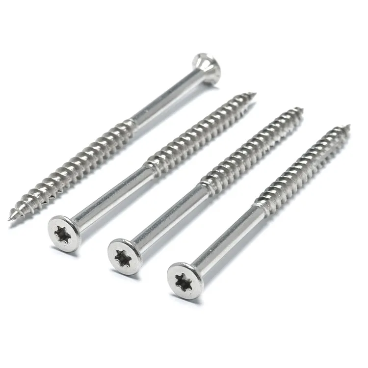 Flat Head Torx Stainless Oak Wooden Construction Outdoors Balcony ...