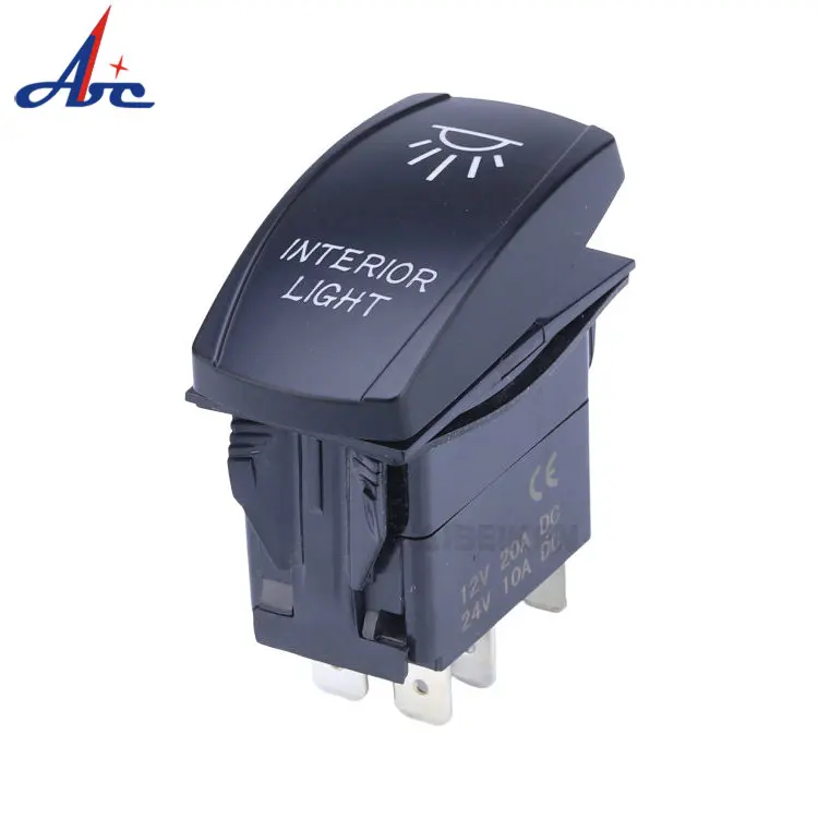 new style Marine 12V 20A ON-OFF Carling Boat Laser Etched Rocker Switch ...