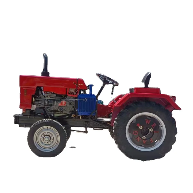 Electric Start 12/15/18/20hp Four Wheel Micro Tractor for Sale with ...