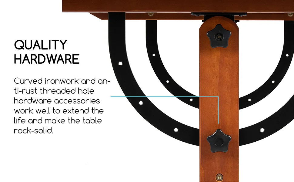 MEEDEN Adjustable Drafting Table & Desk, Extra Large Wood Design, OEM