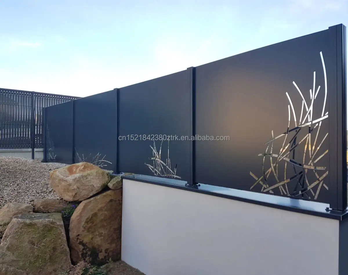 High Quality Courtyard Decorative Laser Cut Privacy Fence