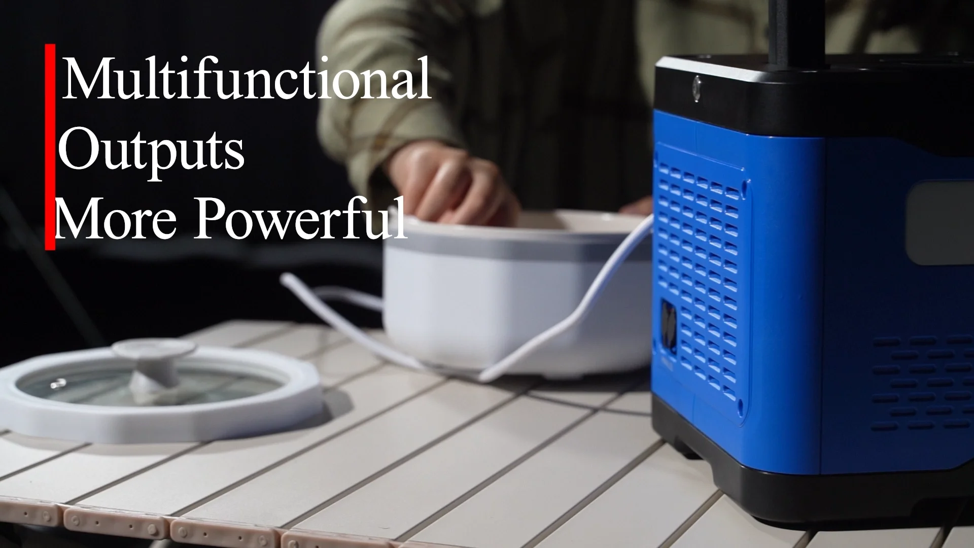 Emergency Power Source Battery Backup 1000w Ac Outlets Recharge Solar ...