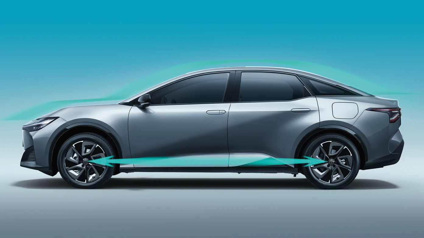 New Electric Vehicles Fixed Gear Ratio Gearbox Full Speed Adaptive Cruise Faw Toyota Bz3 Long ...