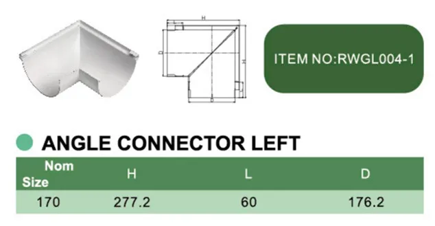 Plastic Rainwater Gutter System Pvc Rainwater Gutter Fittings Angle ...