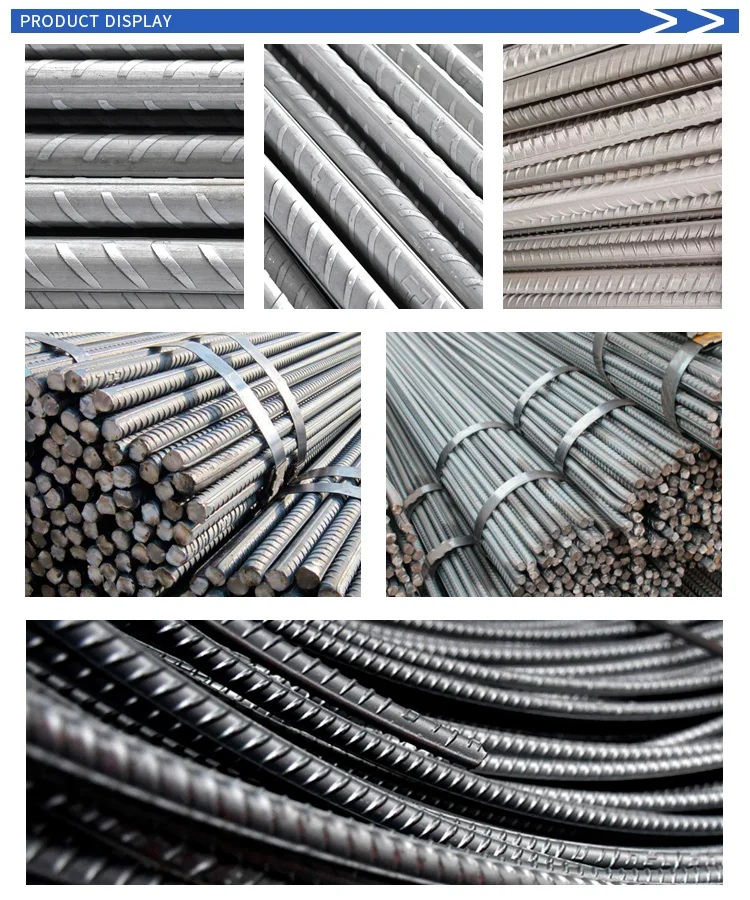 Iron Rebar / Deformed Steel Bar With Astm A615 Grade 60 For Civil ...
