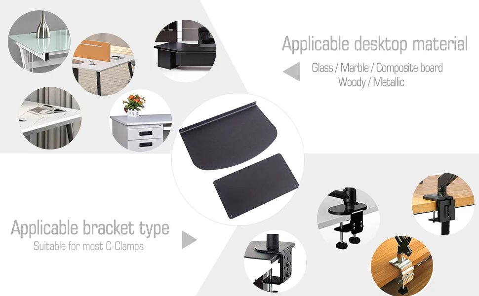 Mg Steel Monitor Mount Reinforcement Plate For Thin Glass And Other ...