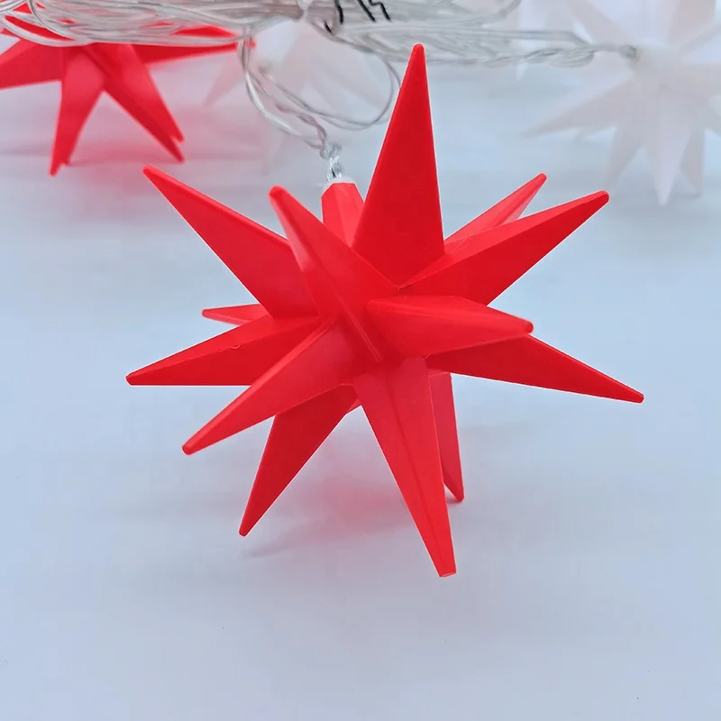 Ip44 3d Plastic Fifteen Angles Explosive Star Christmas Decoration Led ...