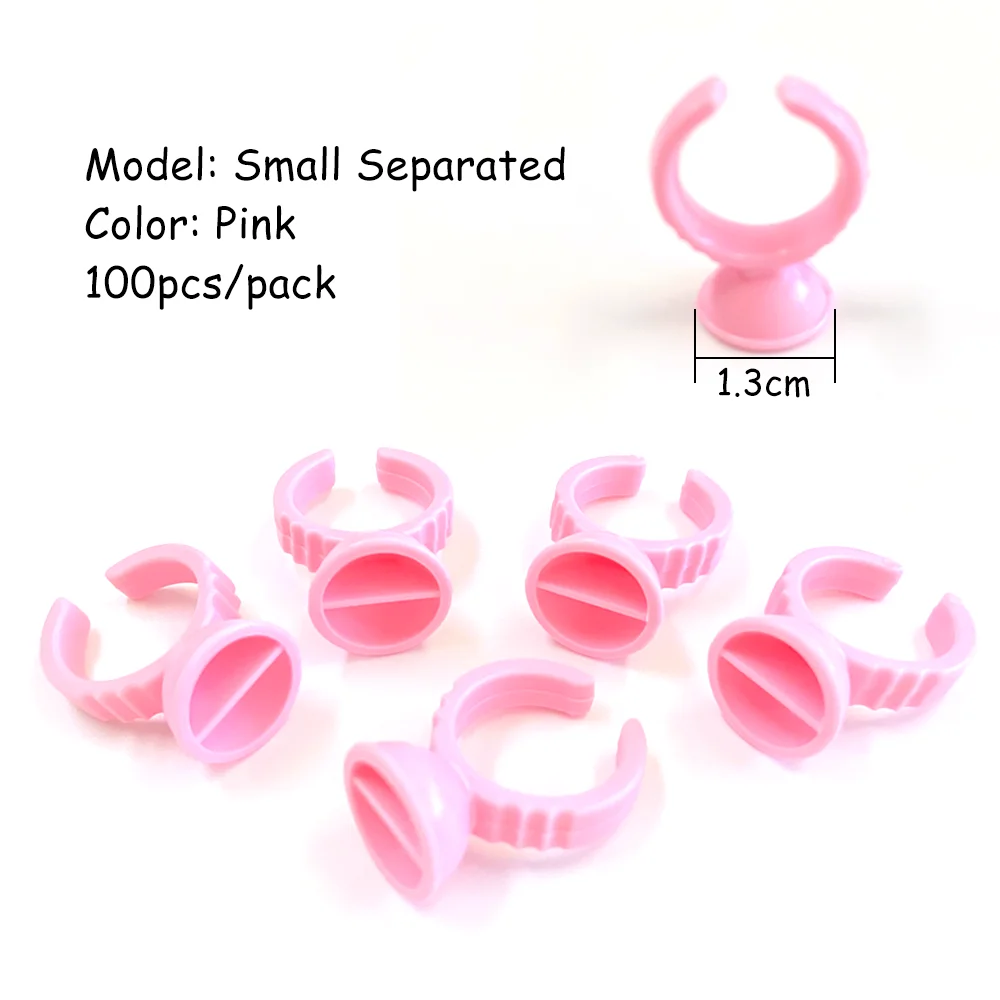 Hot Heart Shape Glue Ring Volume Ring Eyelash Extension Tools Glue ...