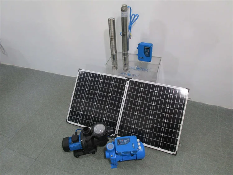 Handuro 380V 7500W Solar Panel Water Pump System for Agriculture