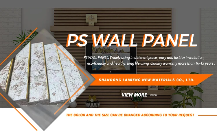 Ps Fluted Panel Factory Ps Wall Panel Ceiling Board Moulding Interior Wall Decoration Ps ...