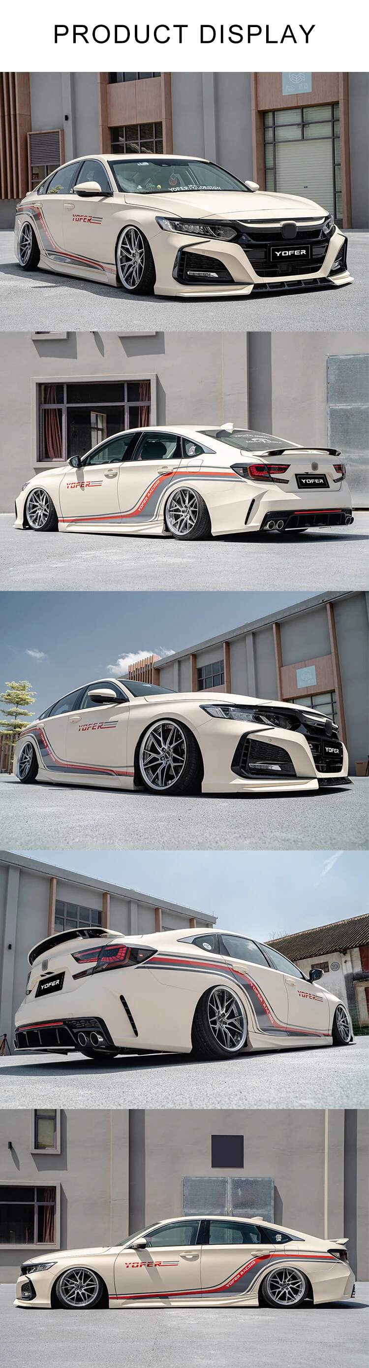 Yofer Modified Car Bumper Bodykit for Honda Accord 10th Gen