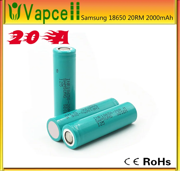 18650 20R/RM 2000mah Battery - Reliable Power for Diverse Uses
